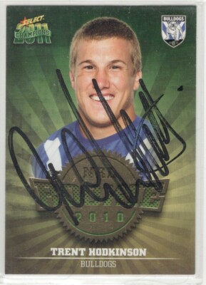 🔥 2011 CHAMPIONS ROOKIE Signed Card TRENT HODKINSON #R9 🔥☆ | eBay Australia