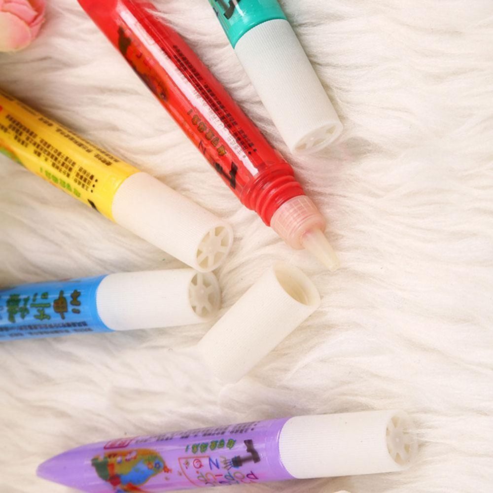 6Pcs Fun Magic Popcorn Pens Expansion School Stationery 3D Art DIY Pens ...