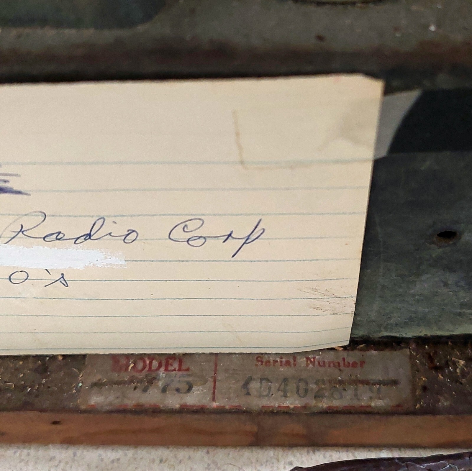 Rare 1934 BELMONT Tube Radio #775 WOOD Cathedral Tombstone AS IS ...