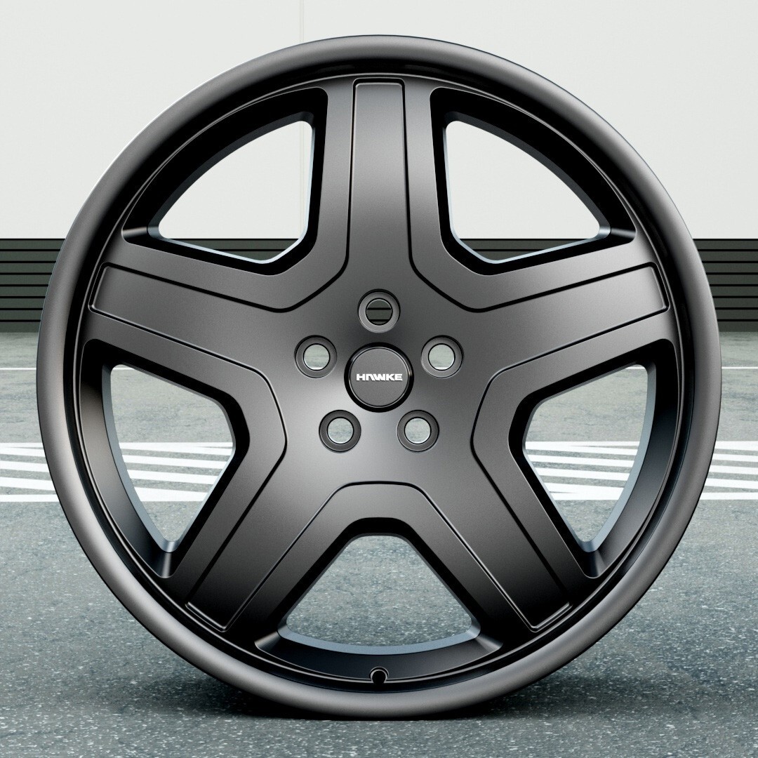 22" HAWKE DEVIANT LAND ROVER Defender 90 Alloy Wheels 22x10 5-120 Matte ...