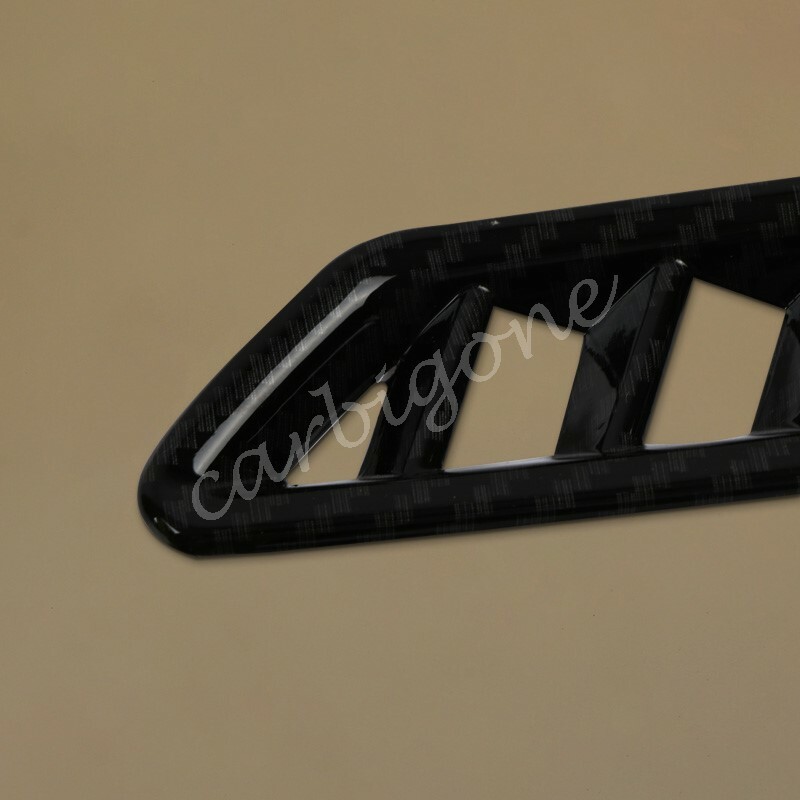 Carbon Fiber Dashboard AC Air Outlet Vent Cover Trims For Cadillac XT4 ...