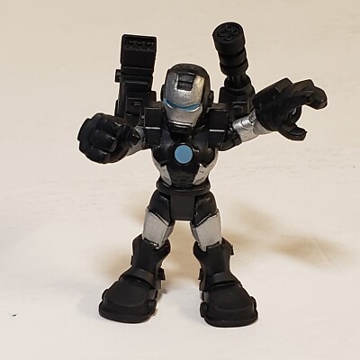 Marvel Super Hero Squad War Machine Black / Silver w/ Back Rockets ...
