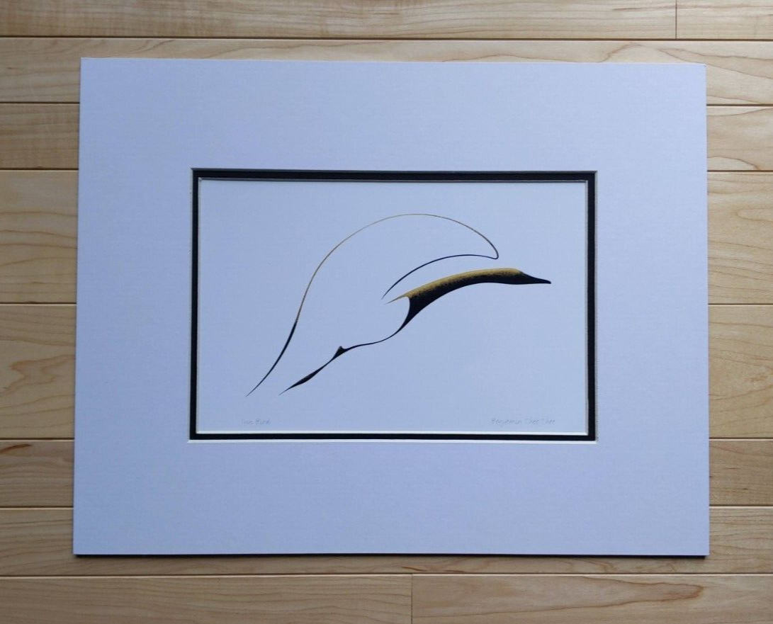Sun Bird by Benjamin Chee Chee 11"x14" Matted Art Print Ojibway Native ...