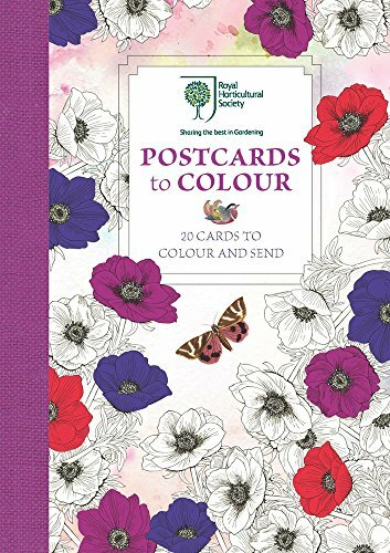 RHS Postcards to Colour: 20 Cards to Colour and Send by Various ...