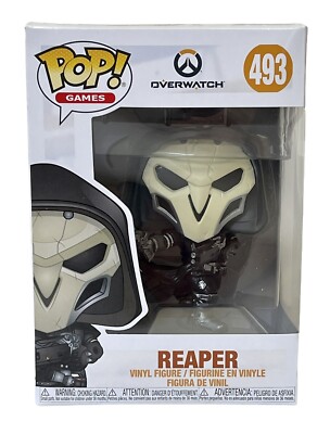 Overwatch Reaper Funko Pop Vinyl Figure New 493 Video Gaming Games Rare ...