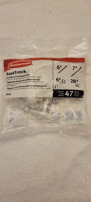 Rubbermaid Steel Fast Track Rail Hardware -Pack of 1 | eBay