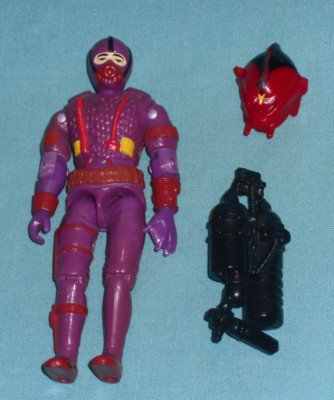 GI G.I. Joe gijoe HYDRO VIPER figure with original helmet and backpack ...