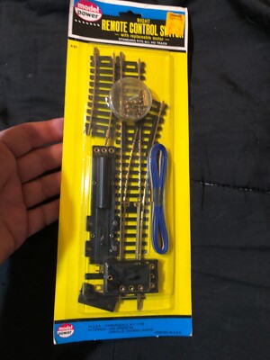 Vintage Model Power HO Track Remote Control Switches Brass Rail RH #51 ...