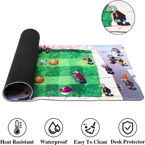Plants VS Zombies PVC Game Battle Map Plan Play Map Mouse Pad Kids Toy ...