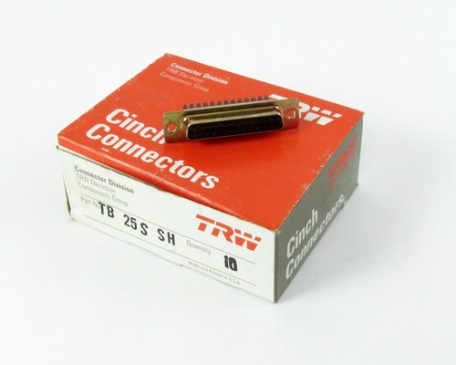 Lot of (10) TRW TB-25S-SH Cinch Connectors - D-Sub 25 Pin, Female | eBay