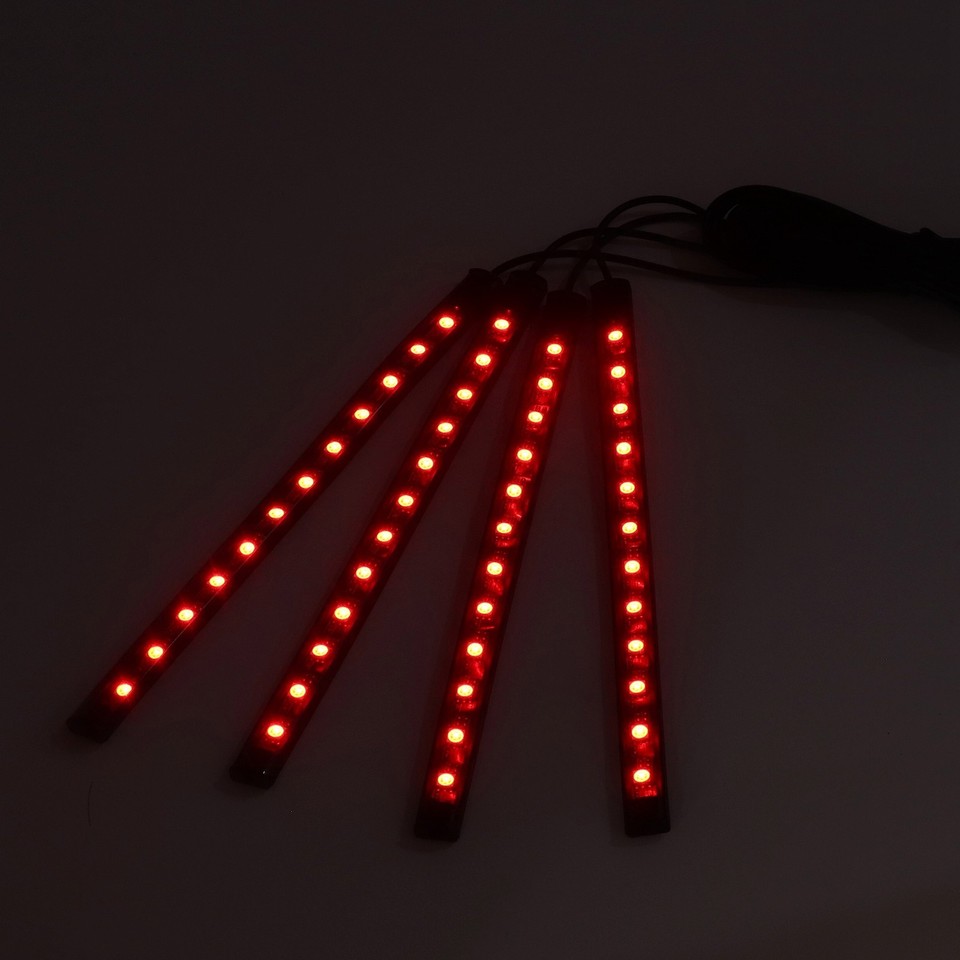 8 Color RGB Light 48 LEDs Light Strip Sound Control Lamp For Party ...