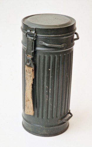 GERMAN G MASK CANISTER M38 WW2 With original lid closure strap. | eBay UK