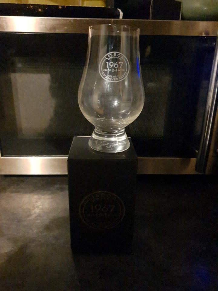 Celtic FC Lisbon Lions 1967 50th Anniversary Commemorative Whisky Glass ...