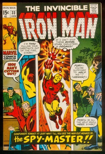 Marvel Comics The Invincible IRON MAN #33 FN/VFN 7.0 | eBay
