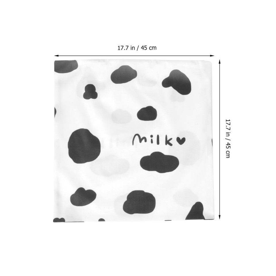 Fashion Indoor Cow Spots Print Two Sides Cushion Cover Comfortable ...