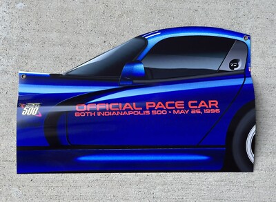 WOW!! 1996 Dodge Viper Indy 500 Pace Car Sign 3D Side View Curved Sign ...