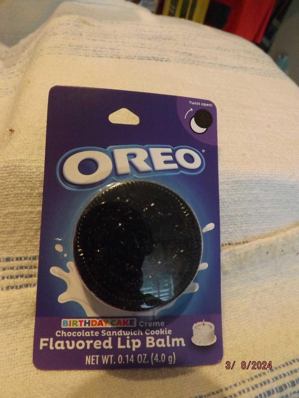 Oreo Birthday Cake Creme Flavored Lip Balm NEW | eBay