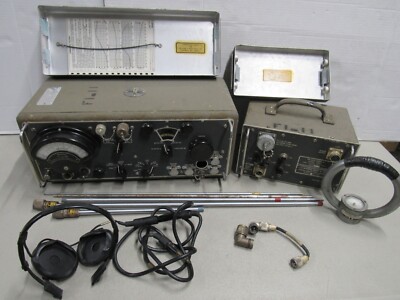 US Navy AN/URM-6 Radio Test Equipment RFI Meter IM-36 & Power Supply ...