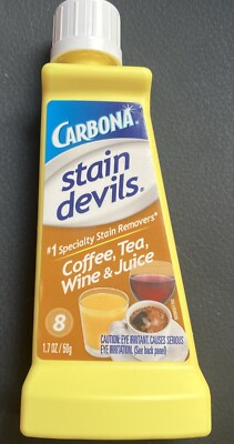 Carbona Stain Devils 1.7 Oz. Formula 8 Coffee, Tea, Wine & Juice Stain ...
