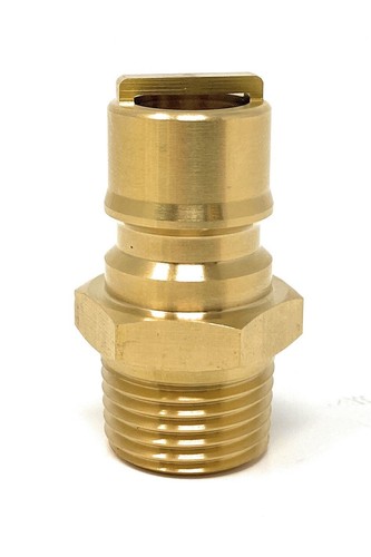 1/2 “ quick connect /disconnect insert plug X 1/2 inch Male NPT natural ...