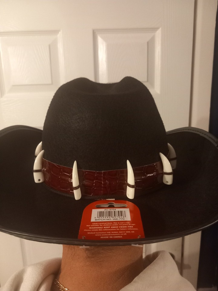 teeth Western Cowboy Headwear Australian stag Stetson Bush Hat ...