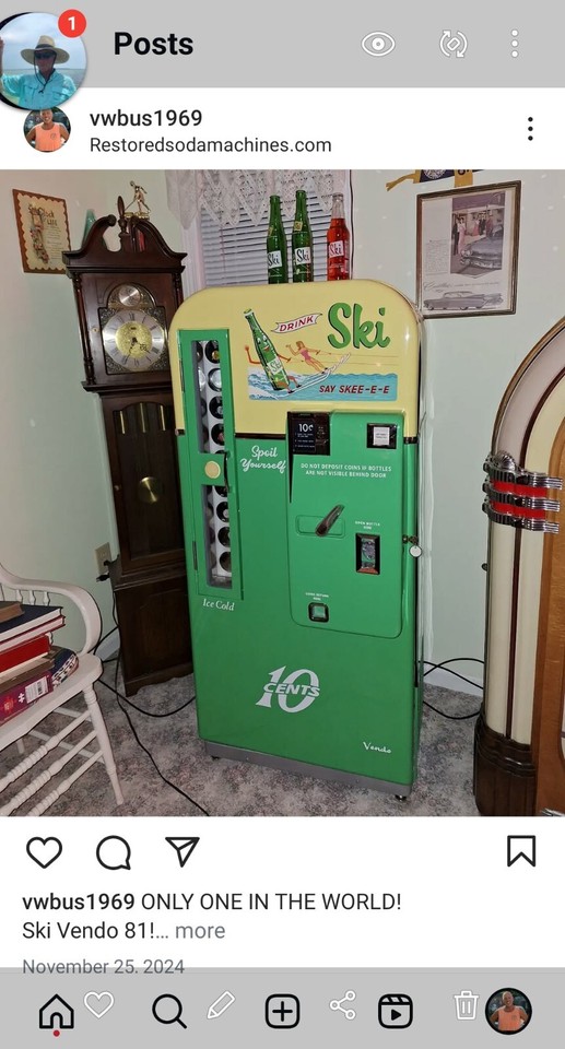 FROSTIE SODA Machine Coke Coca-Cola Vendo 81D Unique Masterpiece Best ...