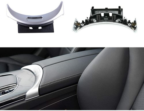 A+ 2056803407 Center Console Armrest Storage Box Button Cover For Benz ...