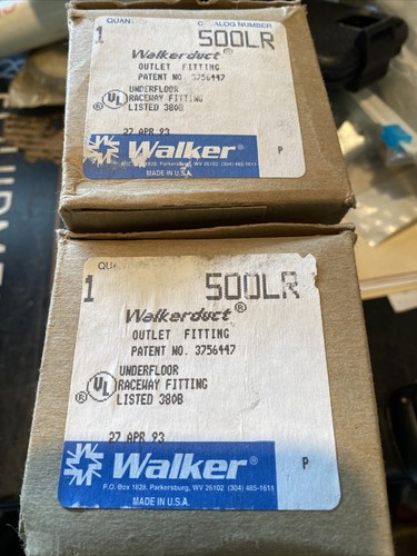 Walker 500LR Walkerduct Outlet Fitting Kit Lot Of 2 78656421869 | eBay