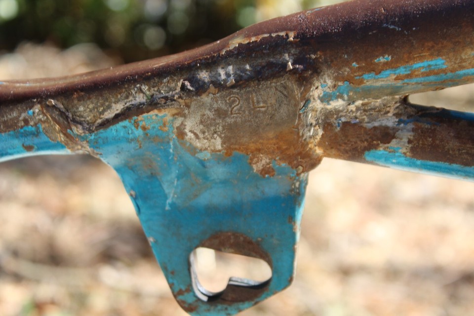 1962 Harley-Davidson Panhead Duo-Glide Drop Seat Frame D2 Date Code | OE