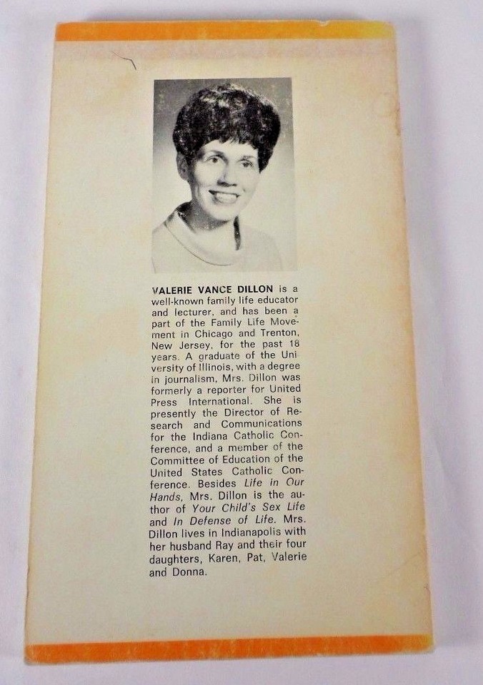 LIFE IN OUR HANDS by Valerie Vance Dillon | eBay