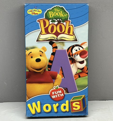 The Book of Pooh Fun with Words VHS Video Tape Children Educational ...