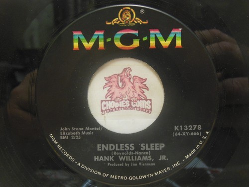 Hank Williams, Jr. – Endless Sleep / My Bucket's Got A Hole In it 45 ...