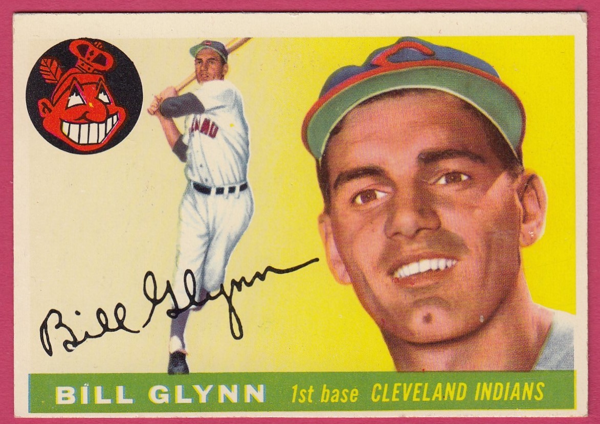 1955 Topps # 39 Bill Glynn - Indians (EX) | eBay