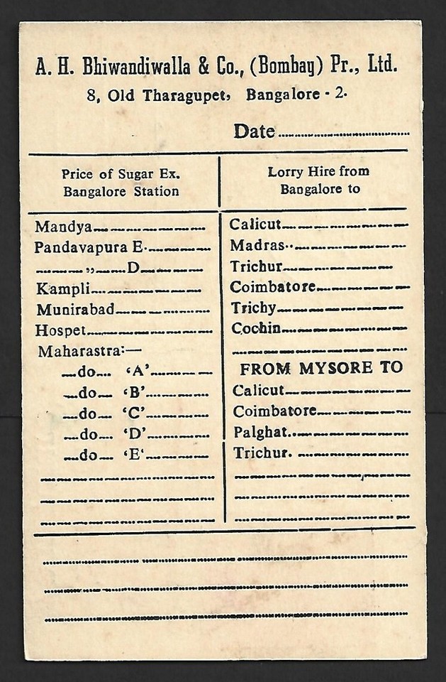 AOP India illustrated SLOGAN First Day special card 1962 SAVE & INVEST ...