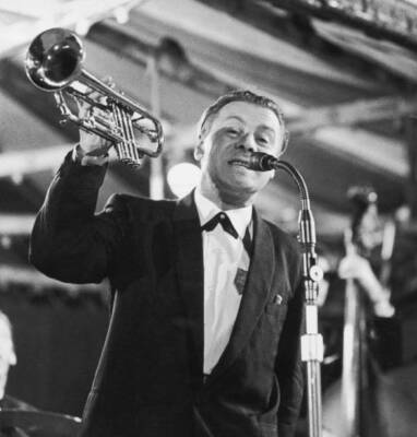 English Jazz Trumpeter Bandleader & Singer Nat Gonella 1955 Jazz Music ...