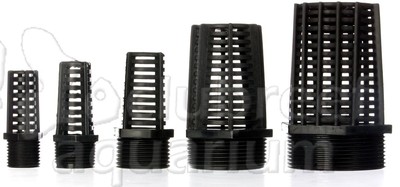 Aquarium Bulkhead Screen Threaded Bulk Head Strainer 1/2", 3/4", 1", 1 ...