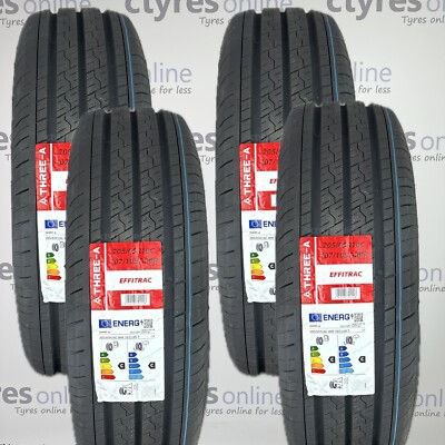 4X New 205 65 16 205/65R16c VAN TYRES 107/105T THREE-A EFFITRAC VAN *C WET GRIP* | eBay UK