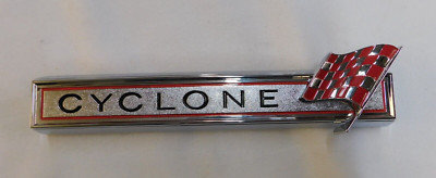 NOS OEM Ford 1965 Mercury Comet Cyclone Tail Panel Ornament Emblem | eBay