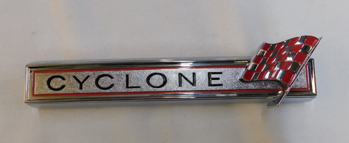 NOS OEM Ford 1965 Mercury Comet Cyclone Tail Panel Ornament Emblem | eBay