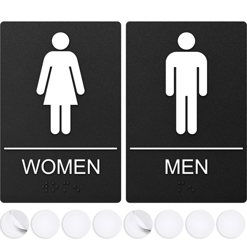 Restroom Sign - Ideal Bathroom Signs for the Office, Business or Home ...