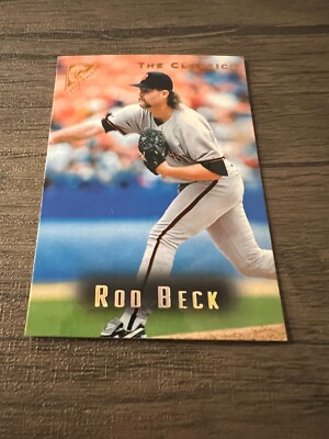 1996 Topps Gallery The Classics Baseball Card #27 Rod Beck, SF Giants ...