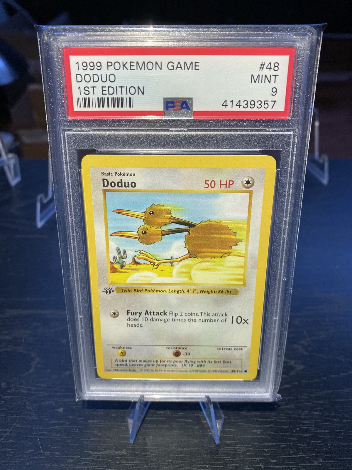 DODUO 48/102 PSA 9 MINT ⭐️1999 Pokemon 1st Edition Shadowless | eBay