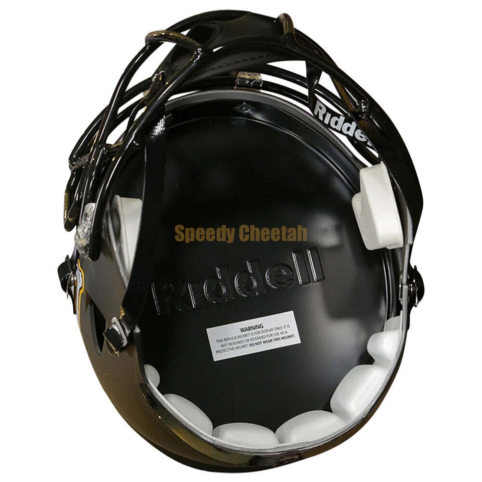 ECU Pirates Black Riddell Speed Full Size Replica Football Helmet | eBay