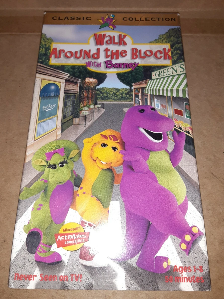 Walk Around The Block With Barney Vhs