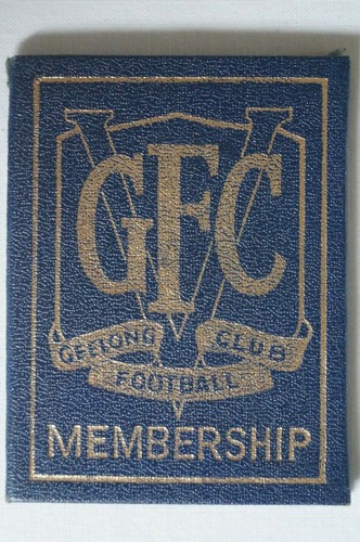 Geelong Cats AFL VFL Vintage 1966 Members Season Ticket Over Half a ...