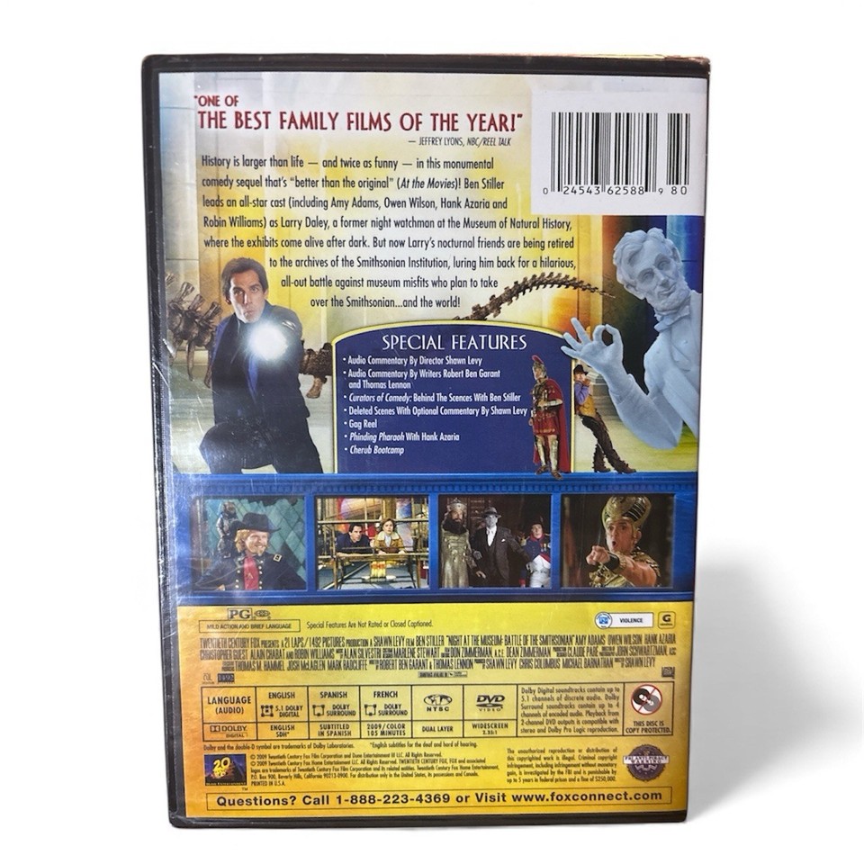 Night at the Museum: Battle of the Smithsonian DVD | eBay