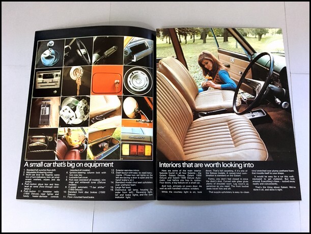 1971 1972 Valiant Galant Chrysler Mitsubishi Australia Sales Brochure ...