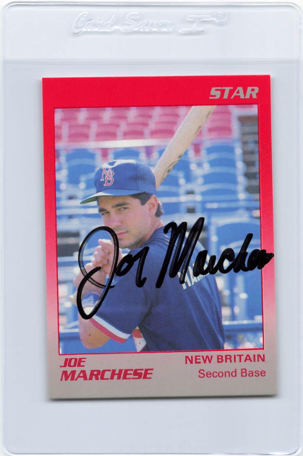 1989 Star #9 Joe Marchese New Britain Red Sox Signed Auto *J6449 | eBay