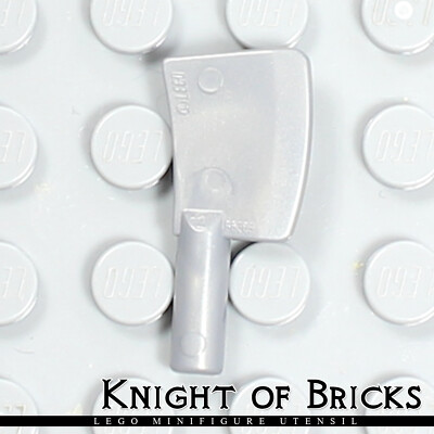 LEGO Minifigure FLAT SILVER Cleaver Knife Kitchen Utensil | eBay