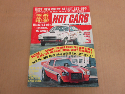 HOT CARS magazine September 1972 custom street drag racing Chevrolet ...
